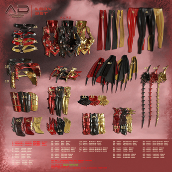 Second Life Marketplace - [AD] AEON SET GACHA - LEGACY Complete Set All ...